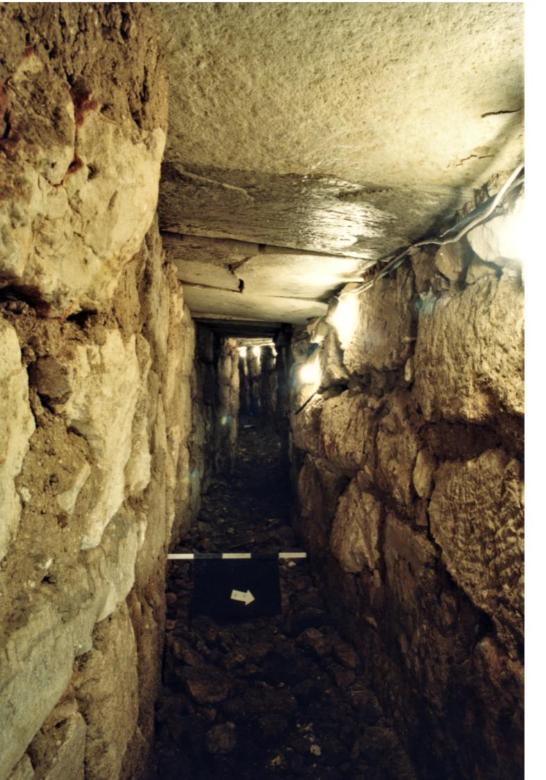 Figure 7 - The Subterranean Tunnel System beneath Christ