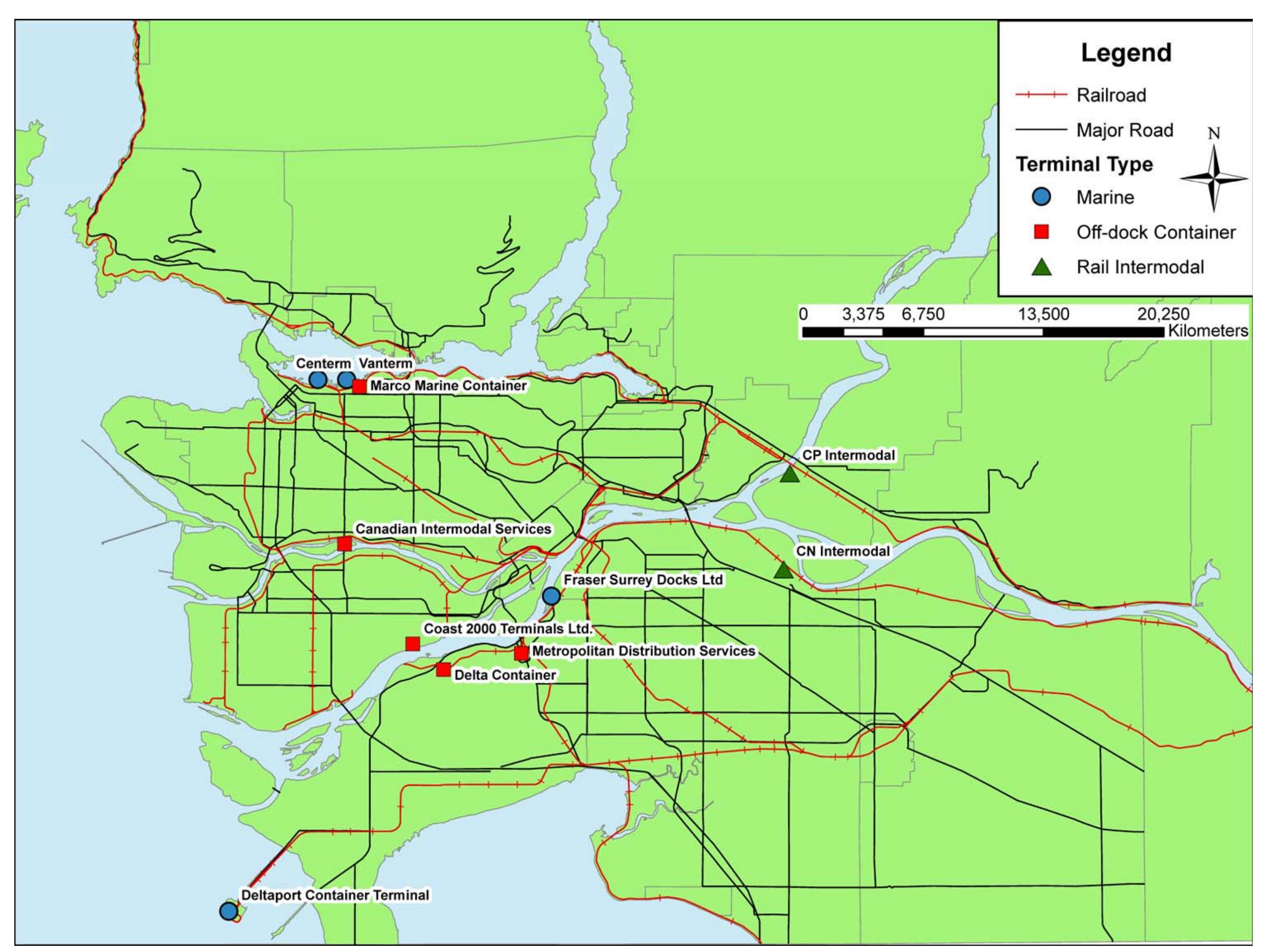 Figure 7 - INLAND CONTAINER TERMINAL ANALYSIS FINAL REPORT