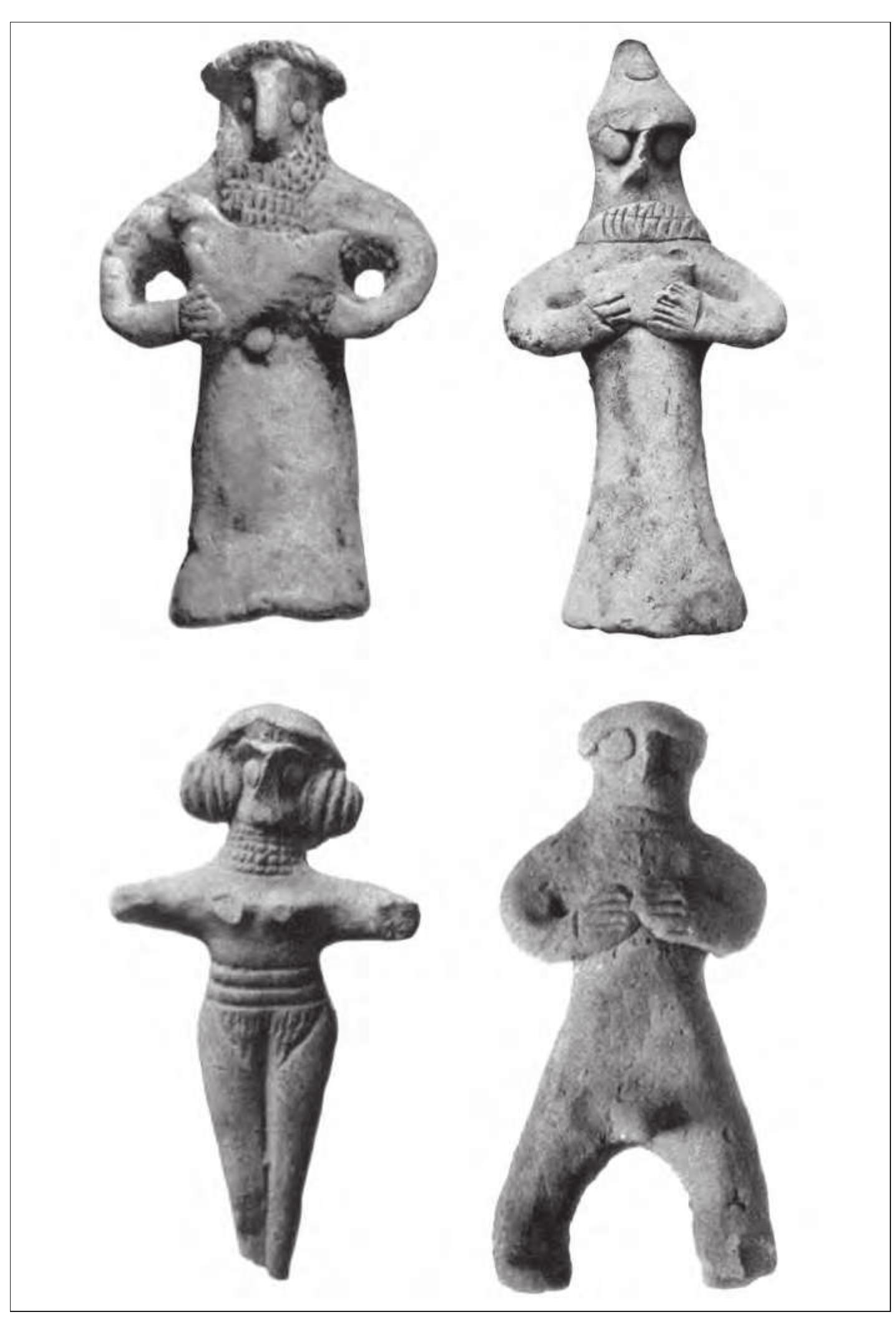 Fic. 8. feminine, masculine and ambiguous figurines (tell