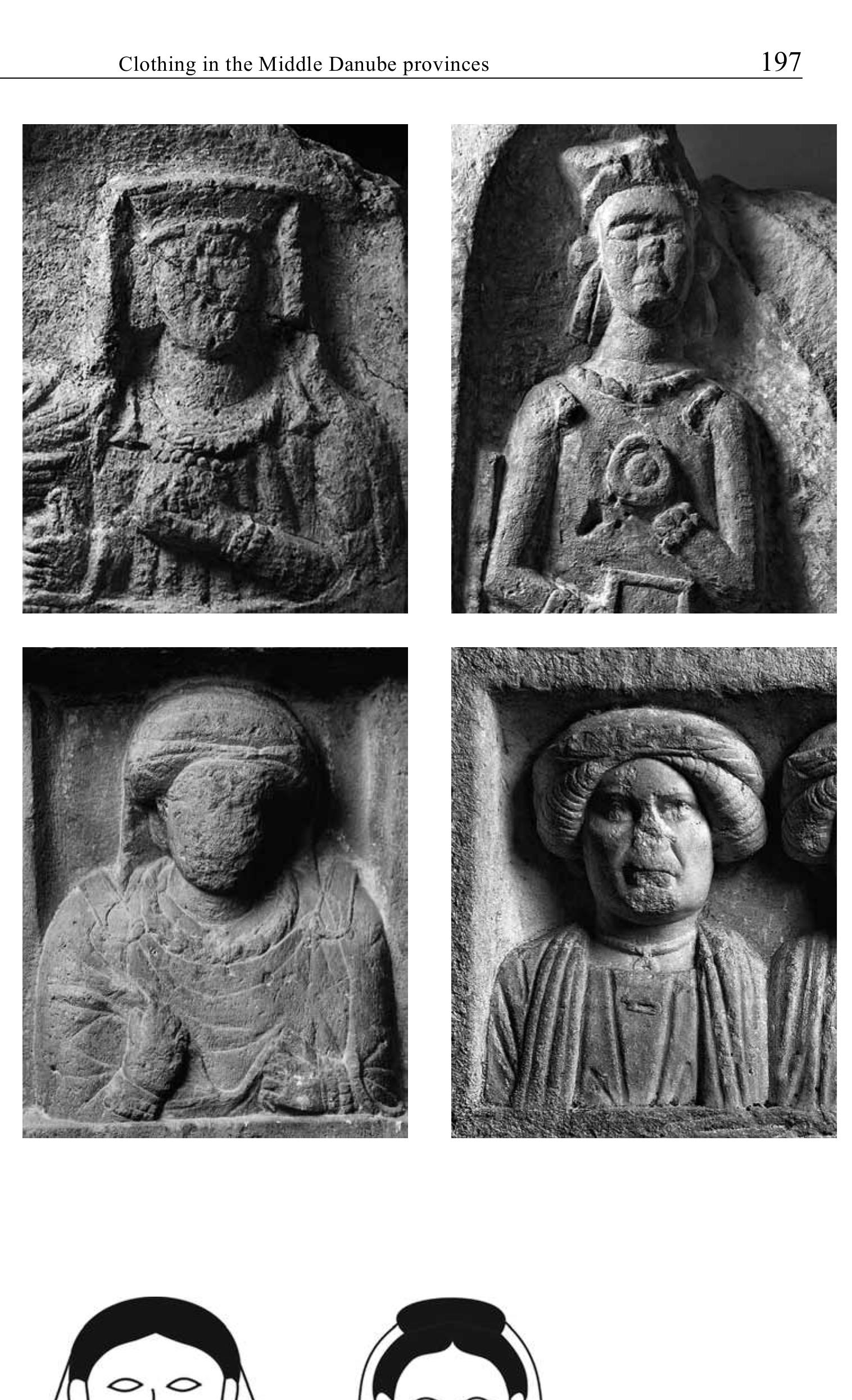 44 types of separate veils in the middle danube region