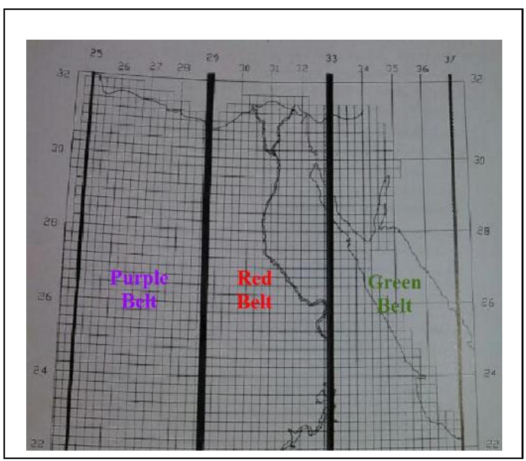 Figure 1 - from RELATIONSHIP OF ETM AND UTM PROJECTION SCALE