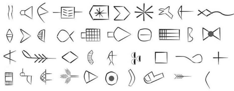 Sample sumerian pictographs. 2.1.8 sumerian pictographs. the