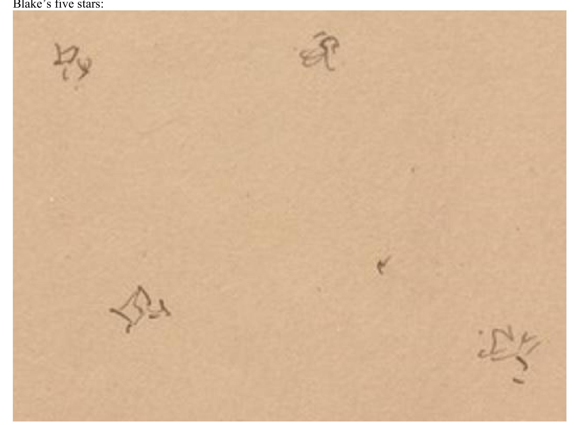 Detail of john linnell’s tracing of william blake’s