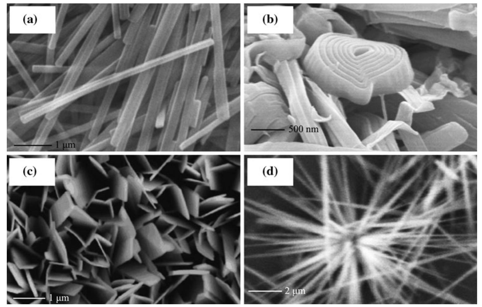 Sem images of moo; microstructures. a nanobar [62], b