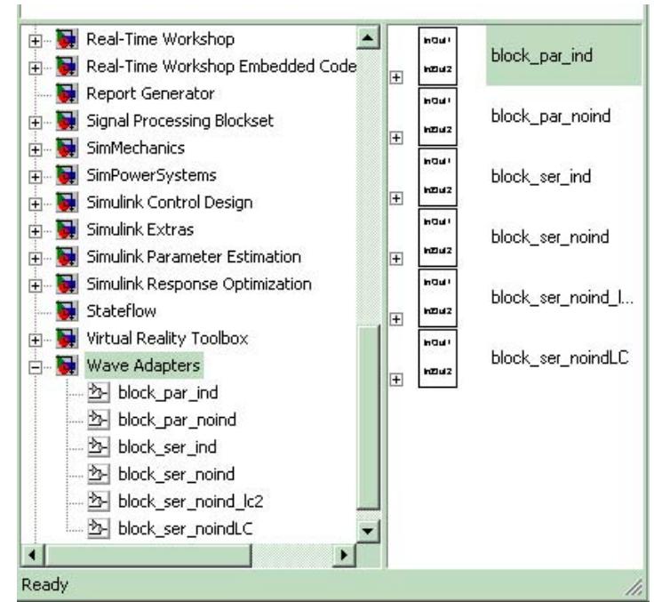 The simulink model of the fifth order filter in the figure 4