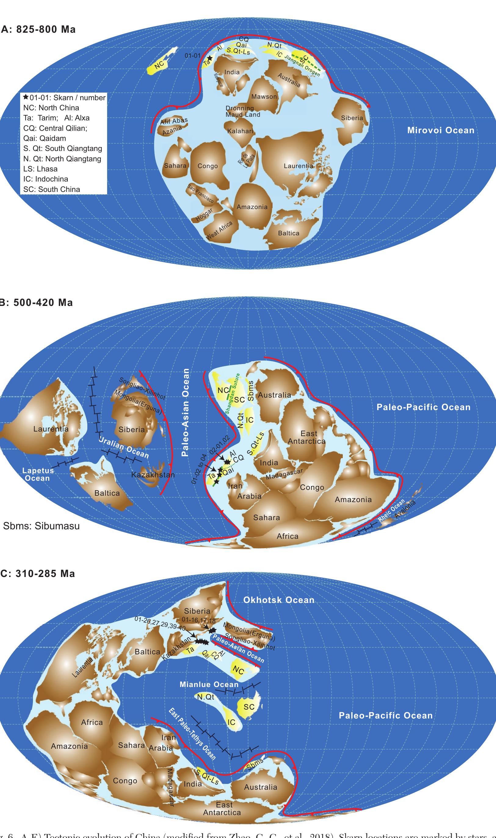 Figure 7 - Skarn Deposits of China