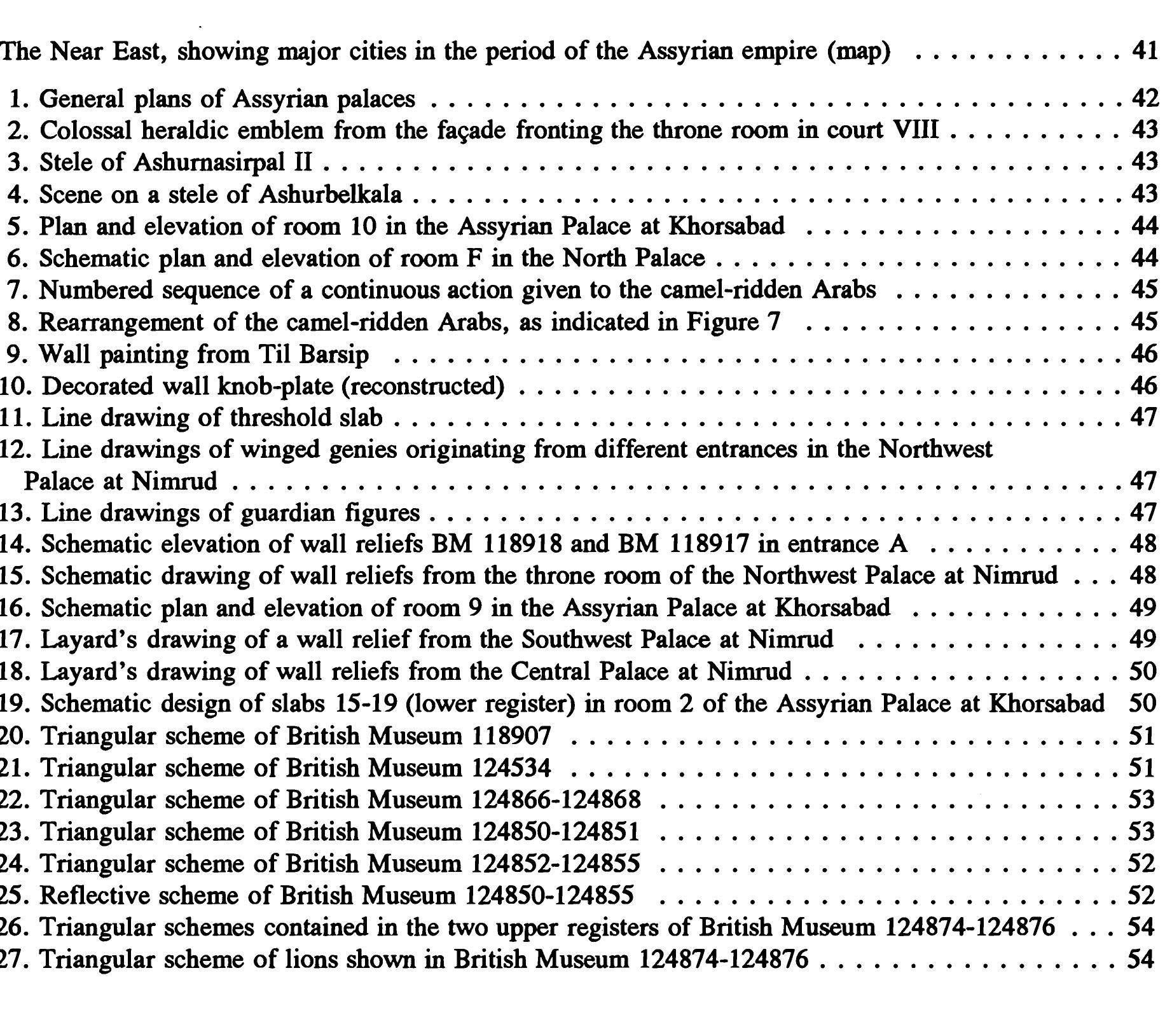 Figure 55 - Monumental Art of the Assyrian Empire: Dynamics