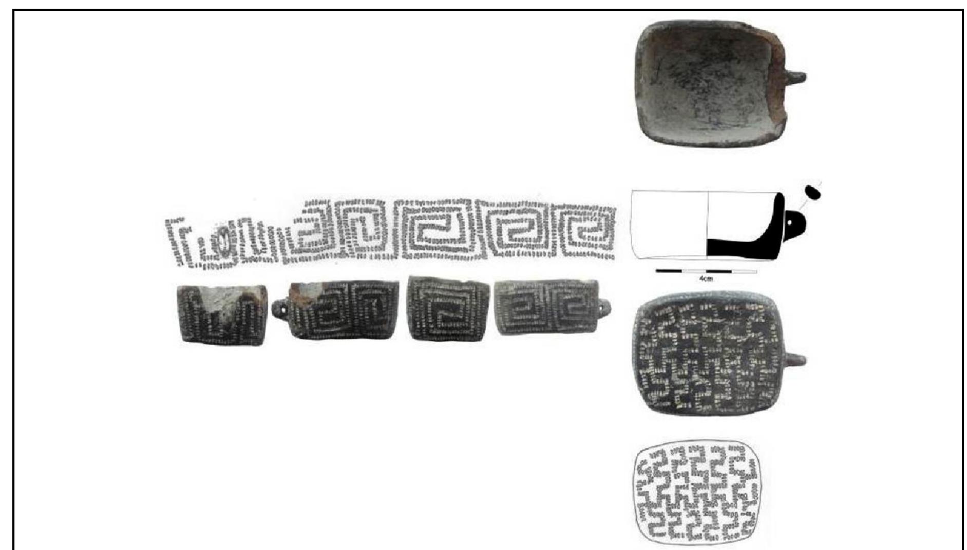 , 20. pottery from kurgan graves at zardkhaneh cemetery. 1-