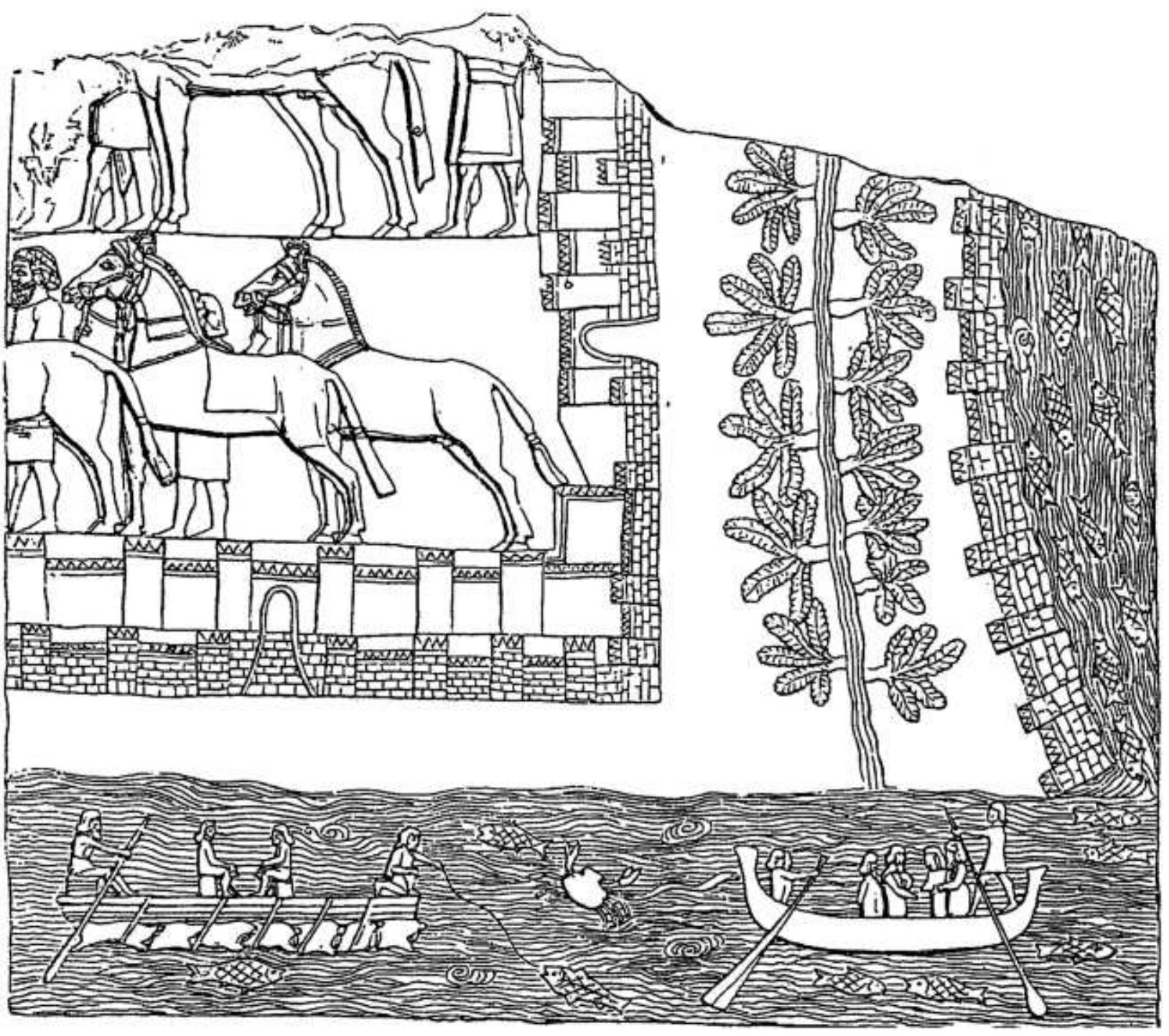 1 city wall, probably nineveh’s southwestern corner.