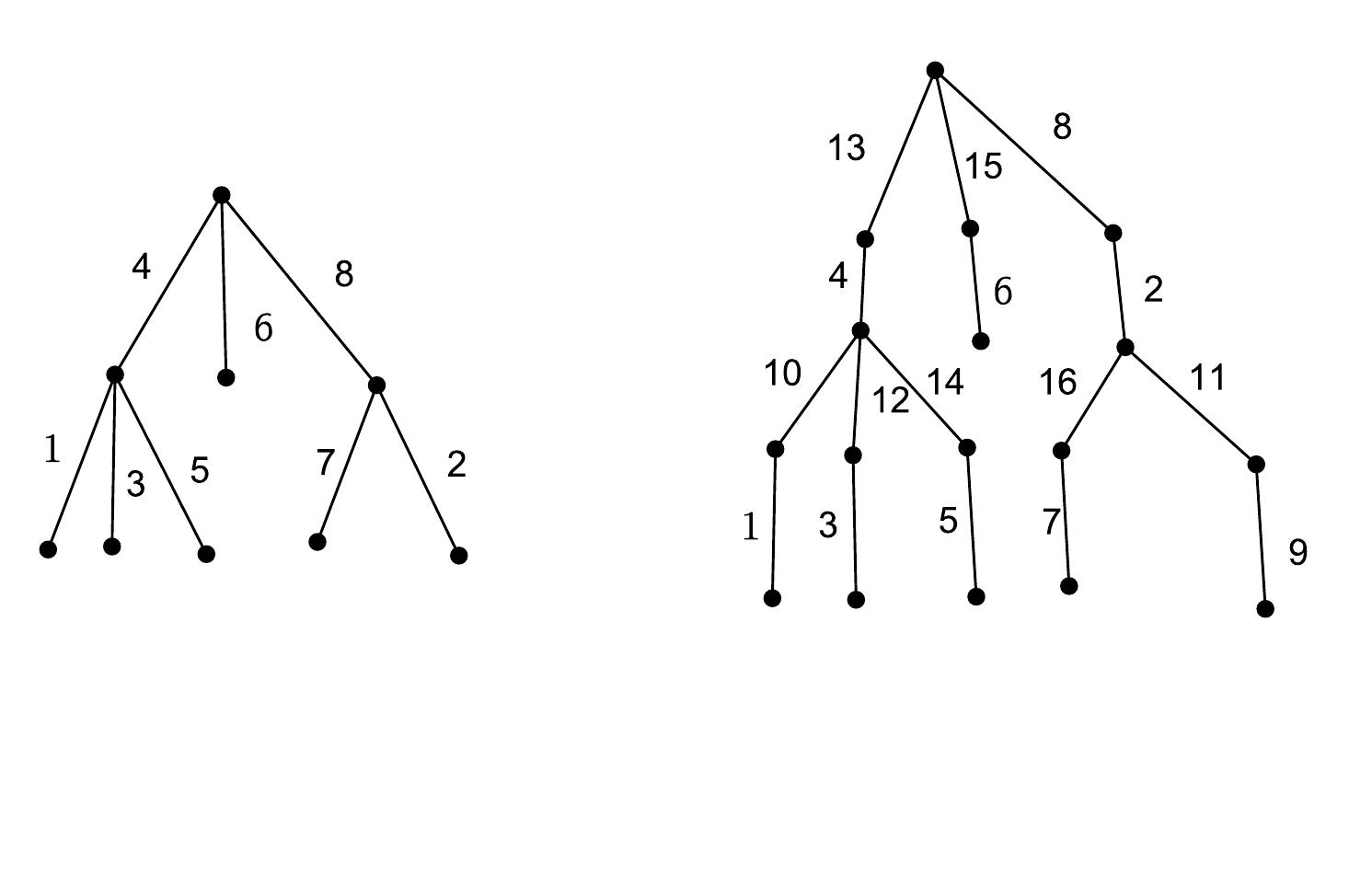 Figure 7 - Anti-magic labeling of graphs