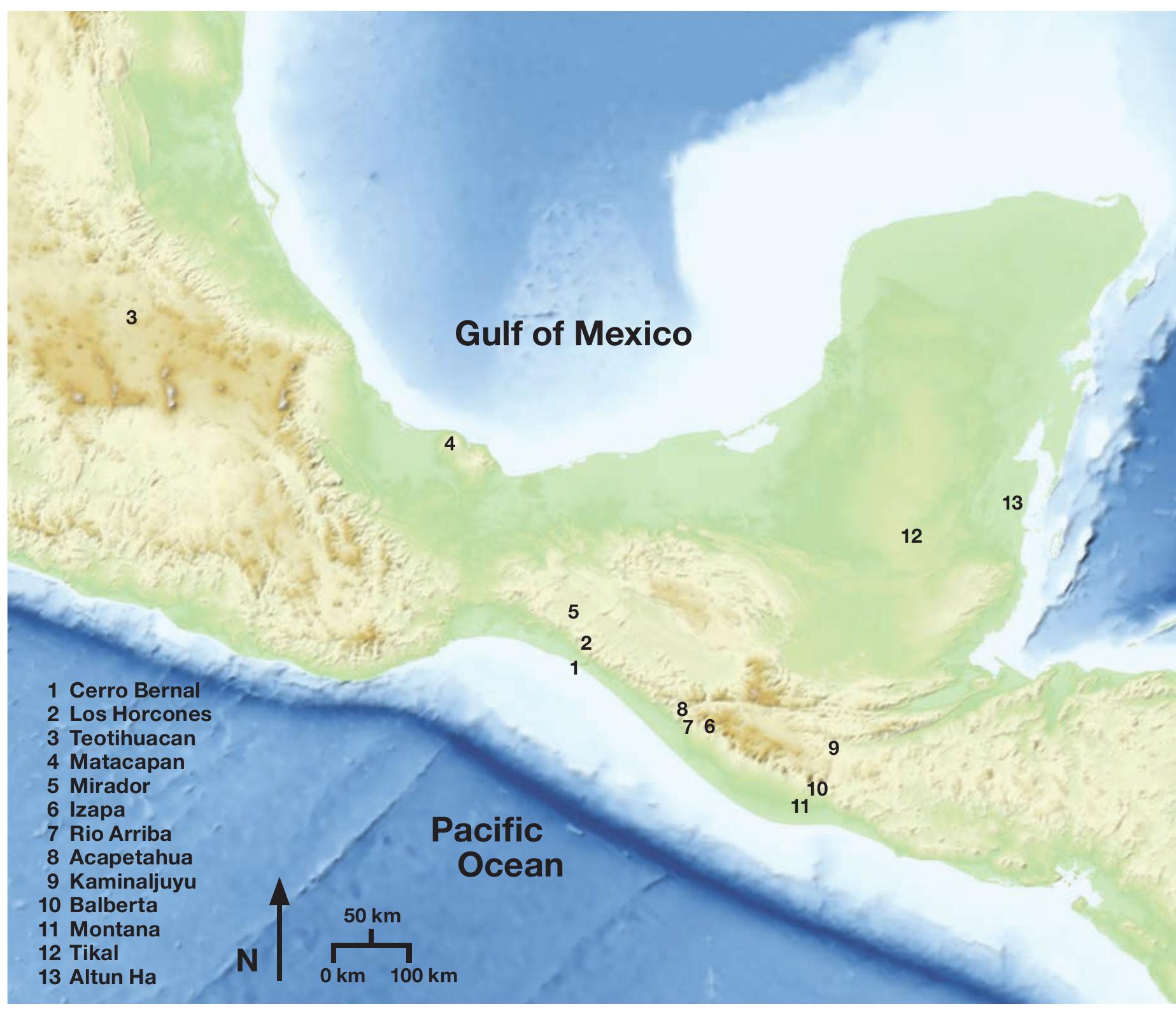 Figure 1 - from Gods, Cacao, and Obsidian: Early Classic