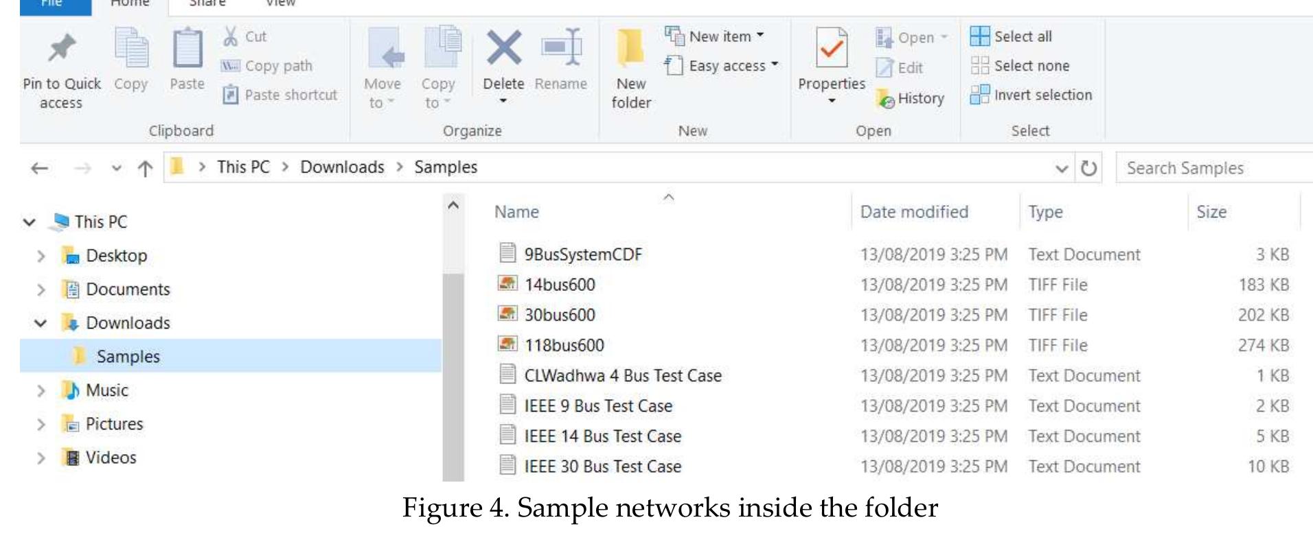 Figure 5 - Power System Load Flow Analysis using Microsoft