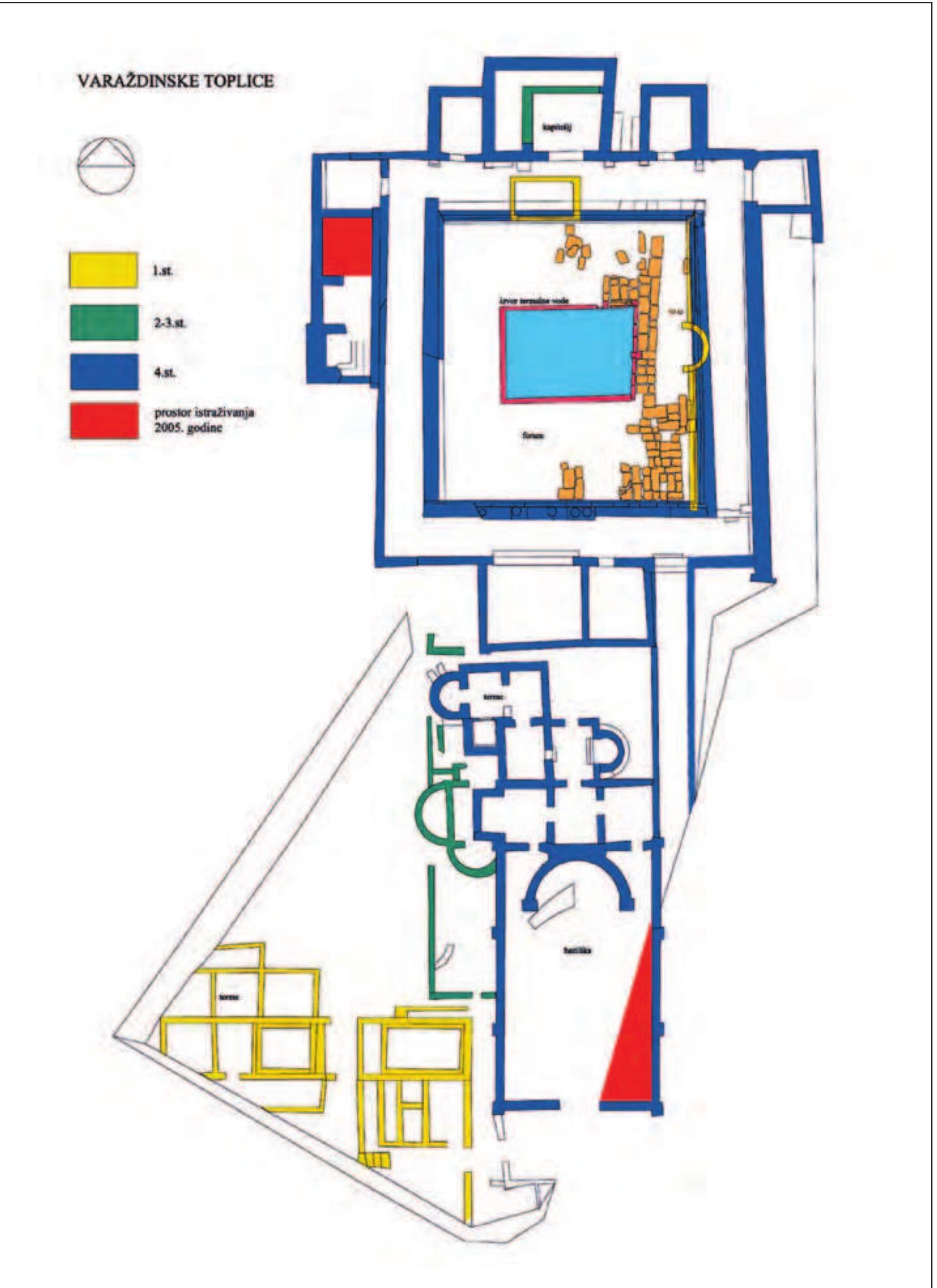 Plan of aquae iasae (after nemeth-ehrlich and kuan spalj