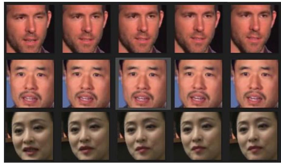 Generated real samples from celeb-df dataset figure 4:
