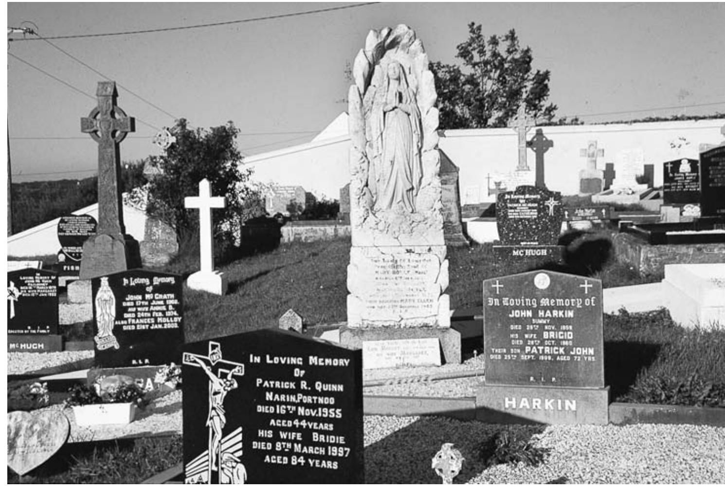 20 diversity of gravestone rock types in an irish cemetery