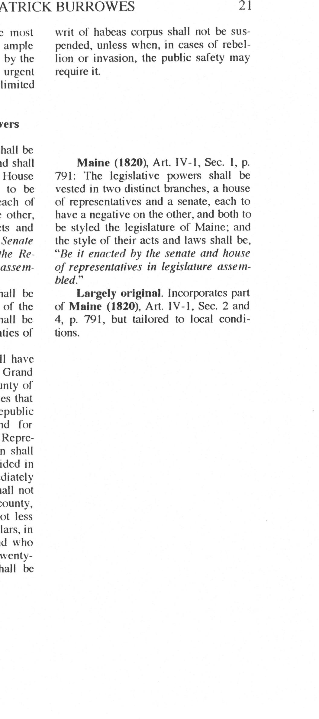 Figure 3 - Textual Sources of the 1847 Liberian Constitution