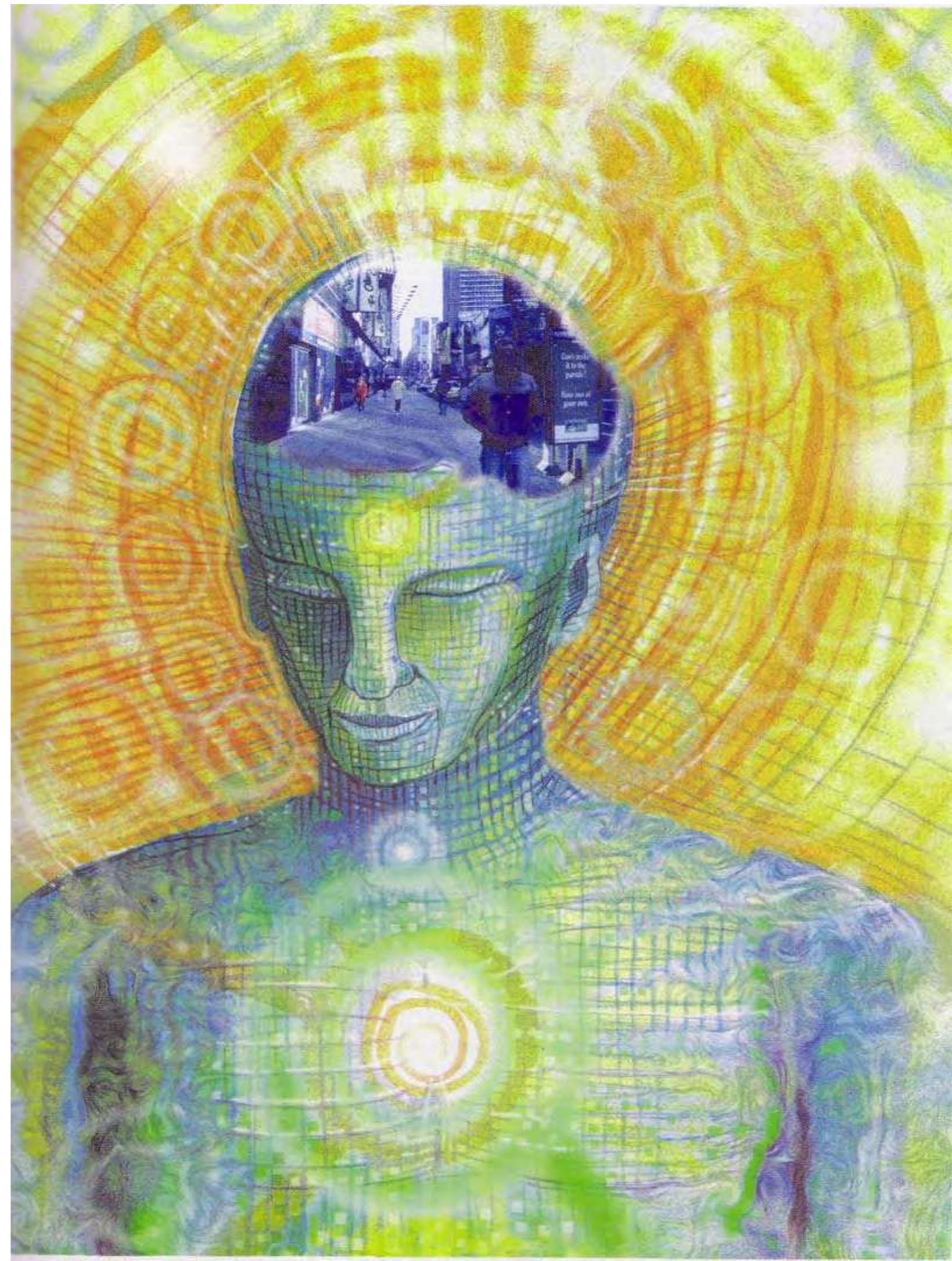 The eyes only tranform the tiny frequency range known as