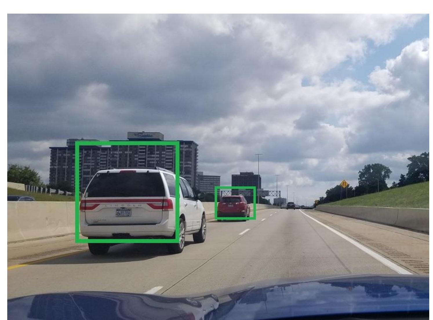 Figure 6 - Traffic Detection Using OpenCV