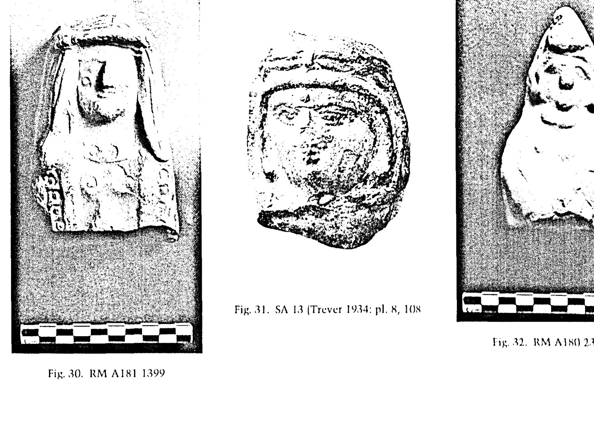 Figure 22 - Samarkand region of Sogdiana: figurines, costume