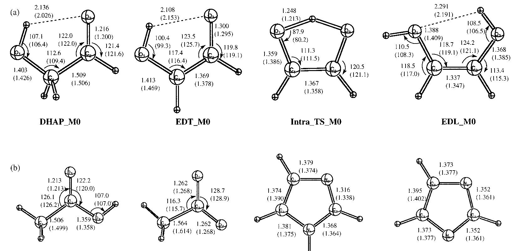 Gas-phase qm calculations for simplified models of substrate