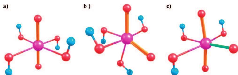 Optimized structures of (a) trans and (b) cis isomer of