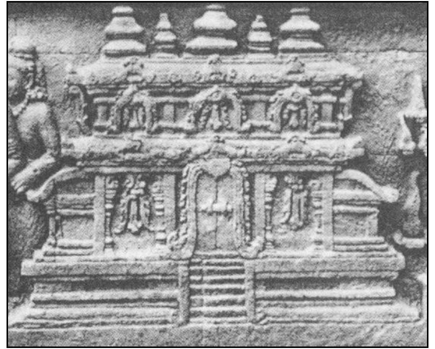 64 temple door with bolt socket on candi borobudur (badil,