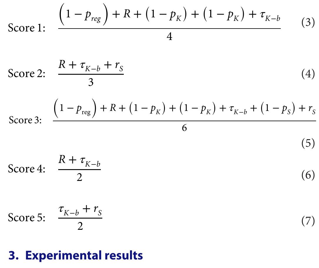 3.1. alf results composite scores were defined as the