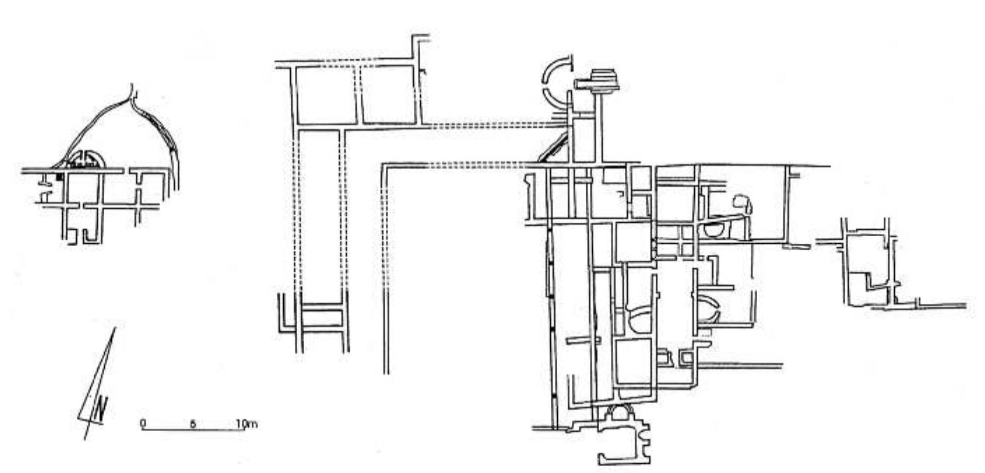 Pauciuri at malvito (italy). schematic plan of the