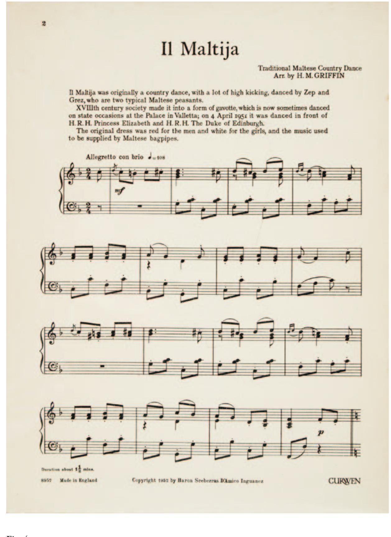 The sheet music of i/-maltija in il-maltija: a maltese