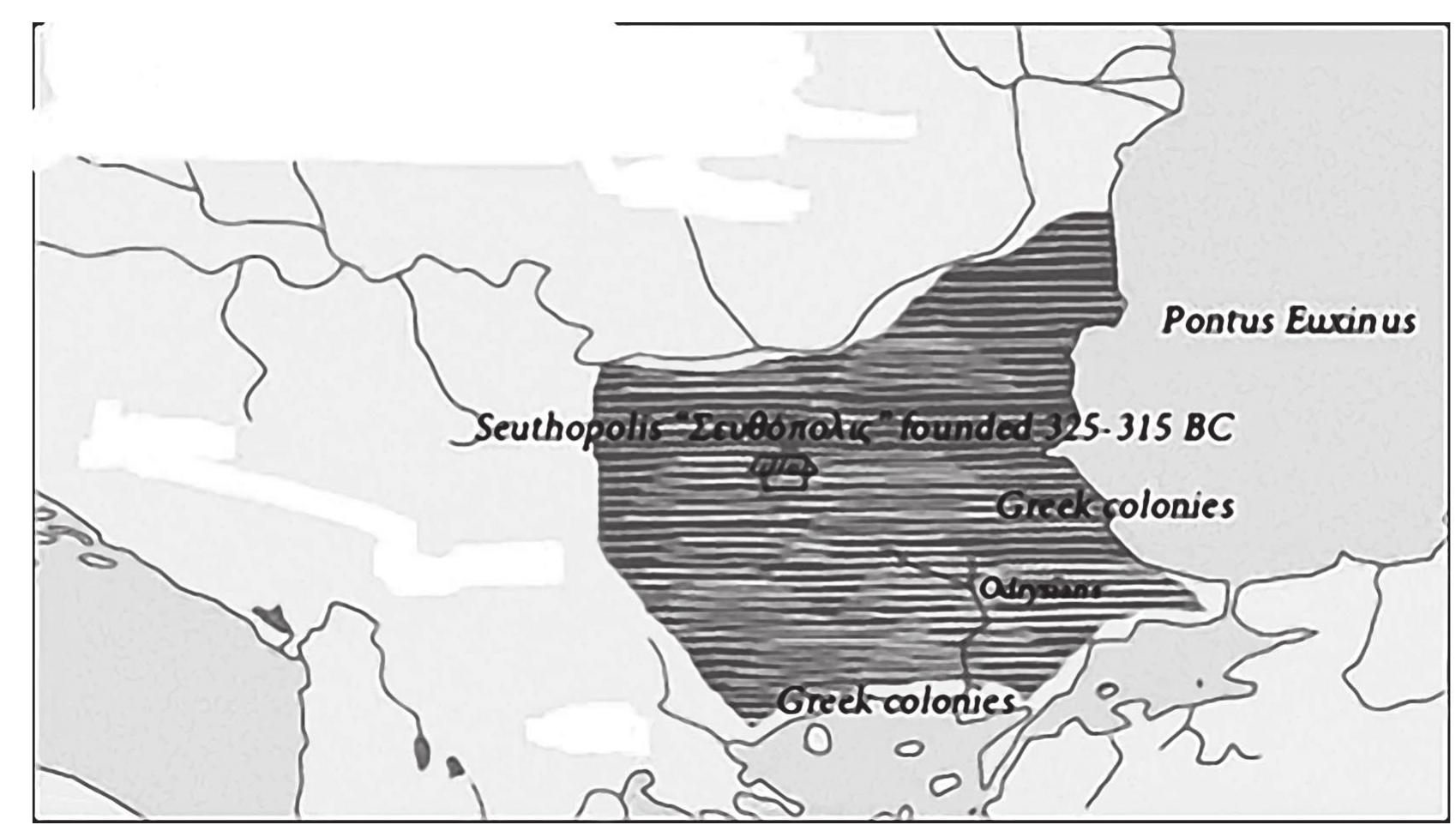 Map of the territory of the odrysian kings fig. 2 map of the