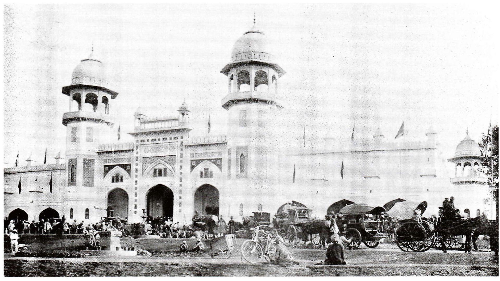 Building for the delhi durbar of 1903. in this case, coupled