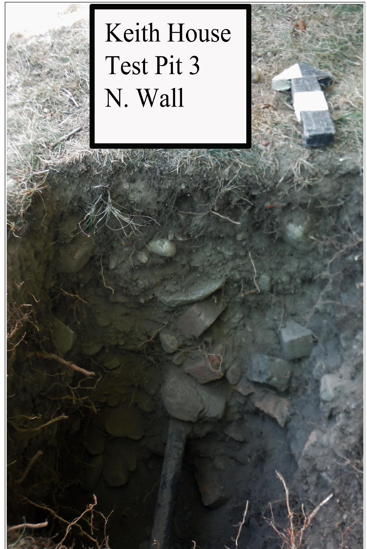 Test pit 3 north wall profile.