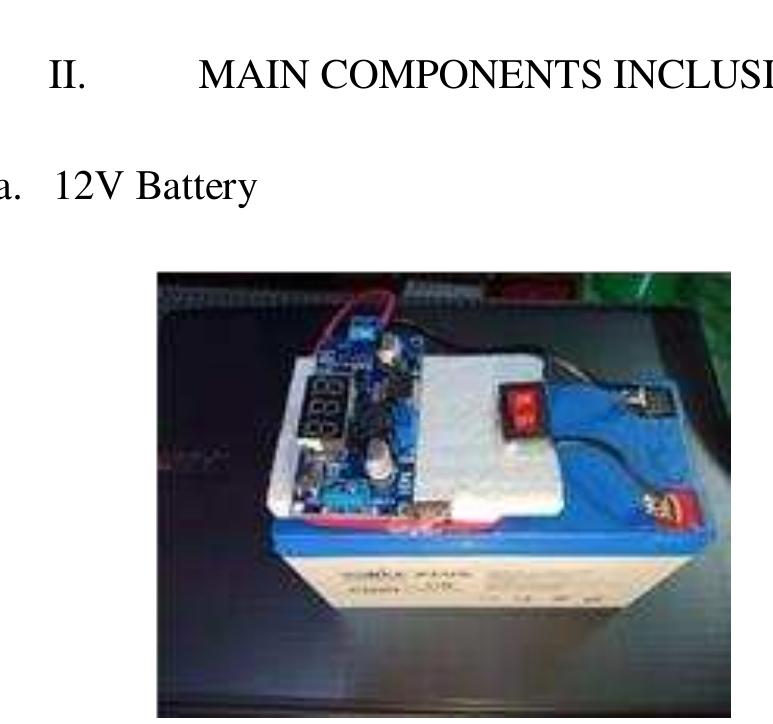 |. the model of 12 v battery mechanical engineering