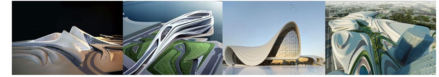 Different projects by zaha hadid architects. reproduced from