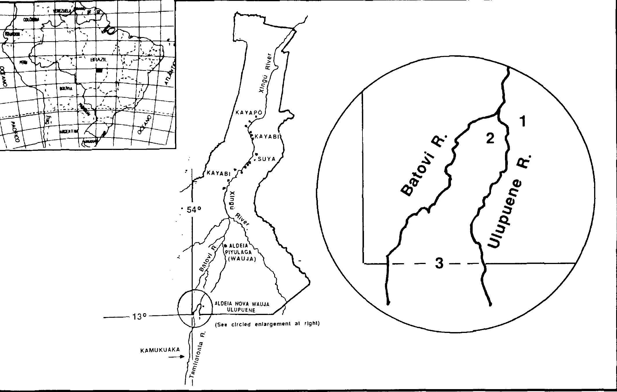 E@ 2. map of the xingu national park as currently