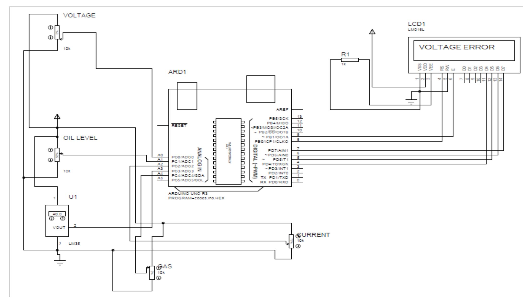 Circuit diagram during overload as can see from above