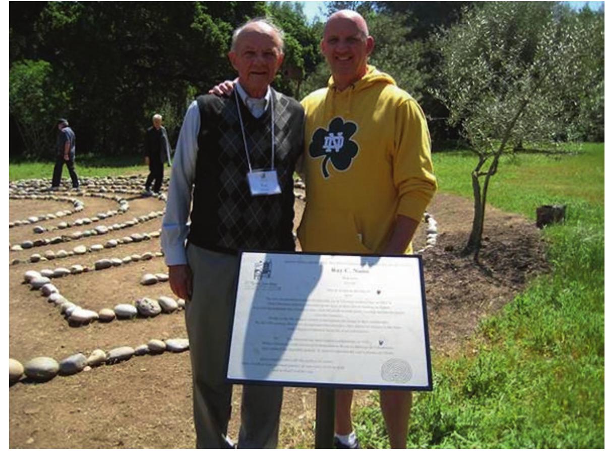 7 tom nann (left) and his father, ray nann (right) in front