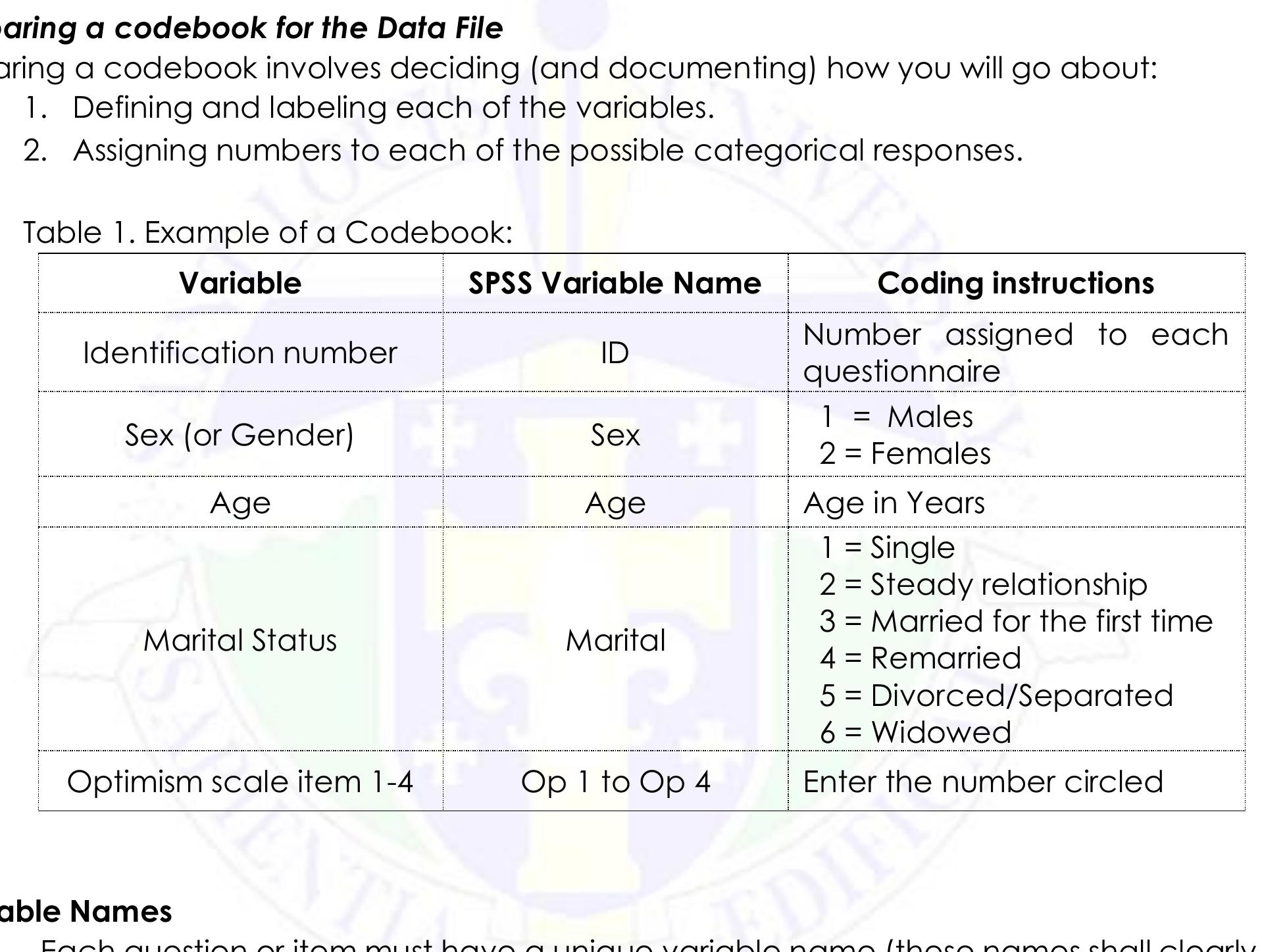 Organization/tabulation of data in microsoft excel (or spss)