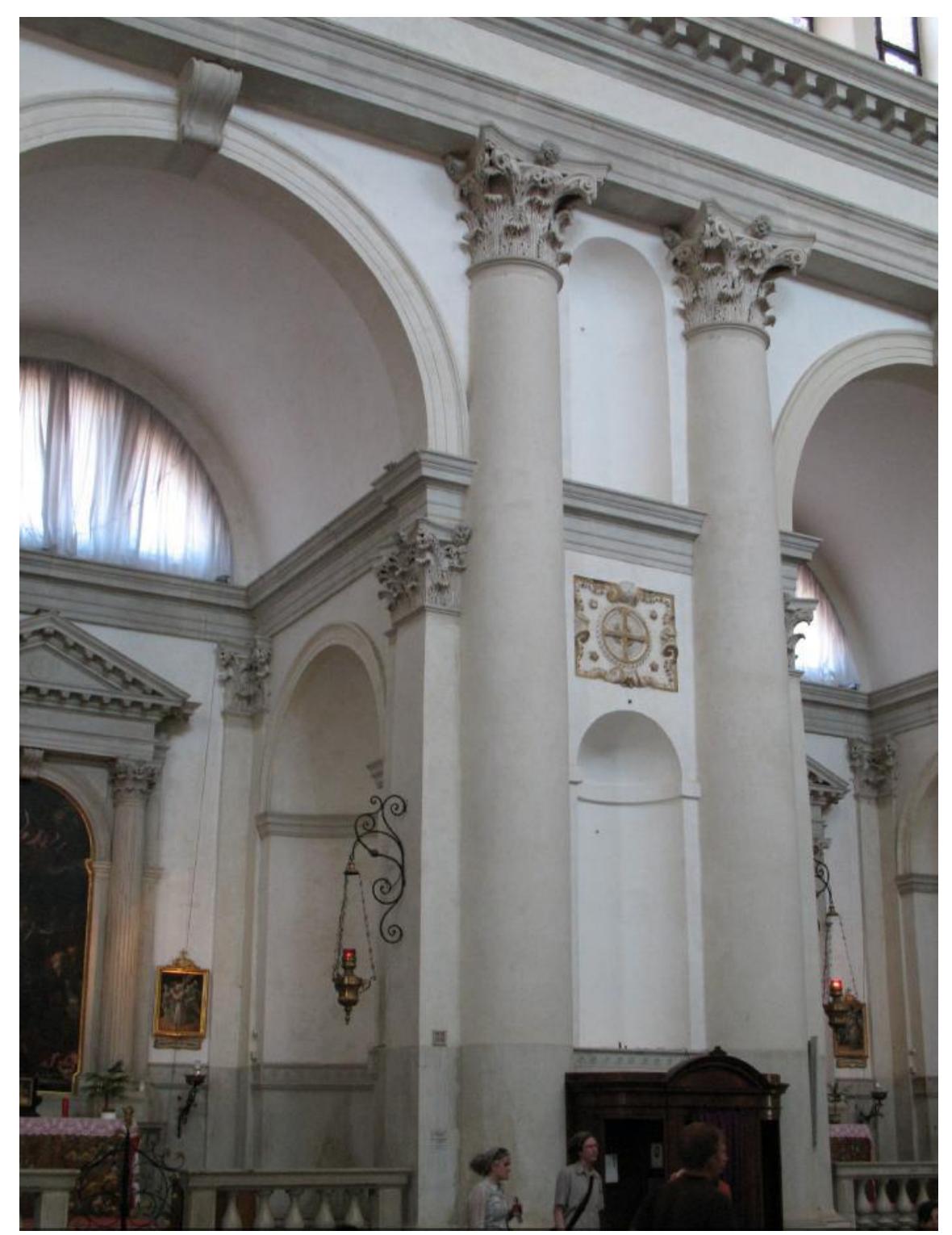 Palladio, interior of il redentore, venice