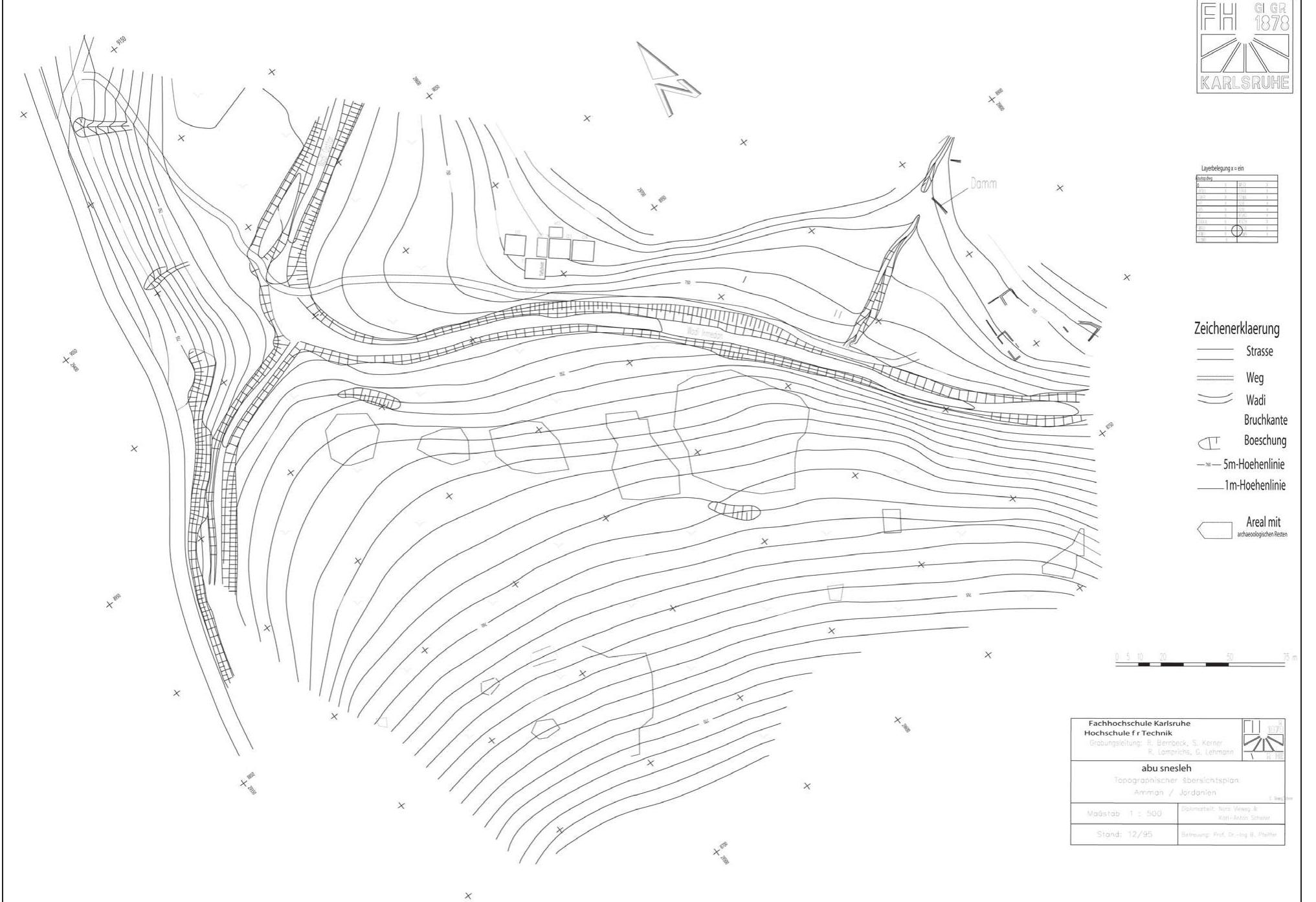 1. plan of abu sunaysilah at the confluence of wadi irmaydan