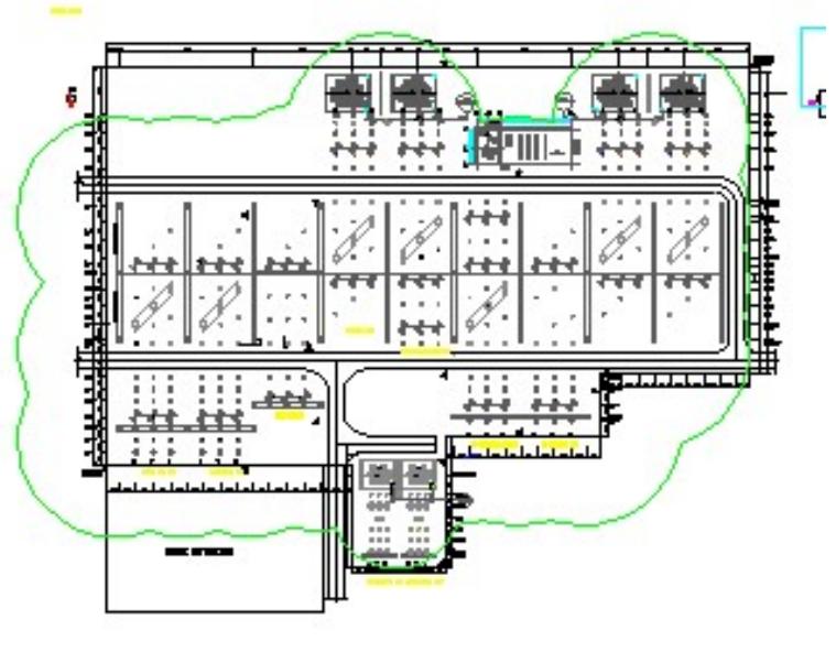 -3: protected layout of 220kv rolling sphere by simple rod