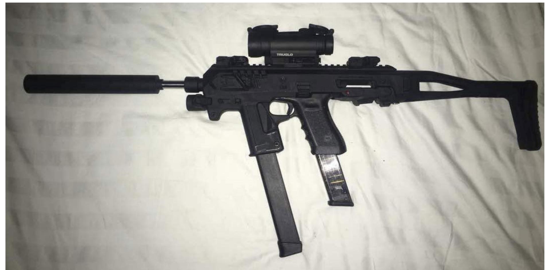 7 a gen3 glock 17 fitted into a caa roni stock/chassis and