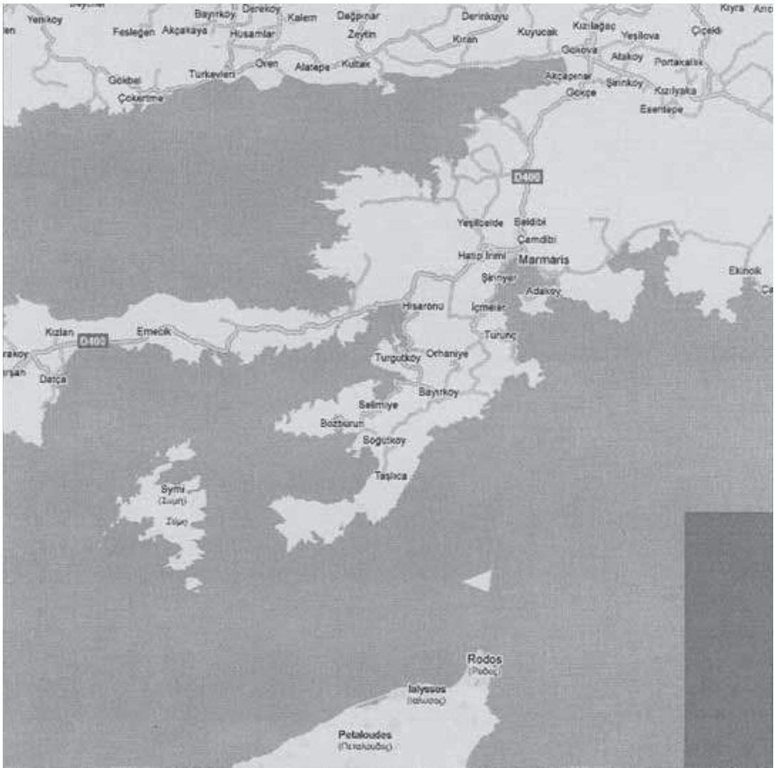 The map of bozburun peninsula “access to capital, human