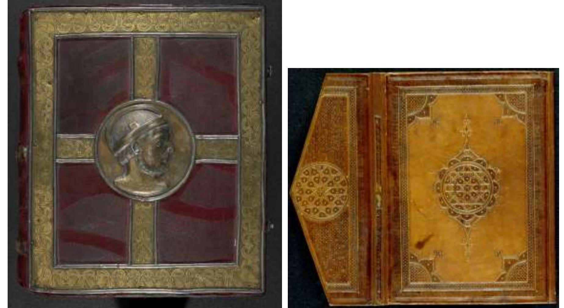 U: french binding, 13th century. fig 12: egyptian binding,