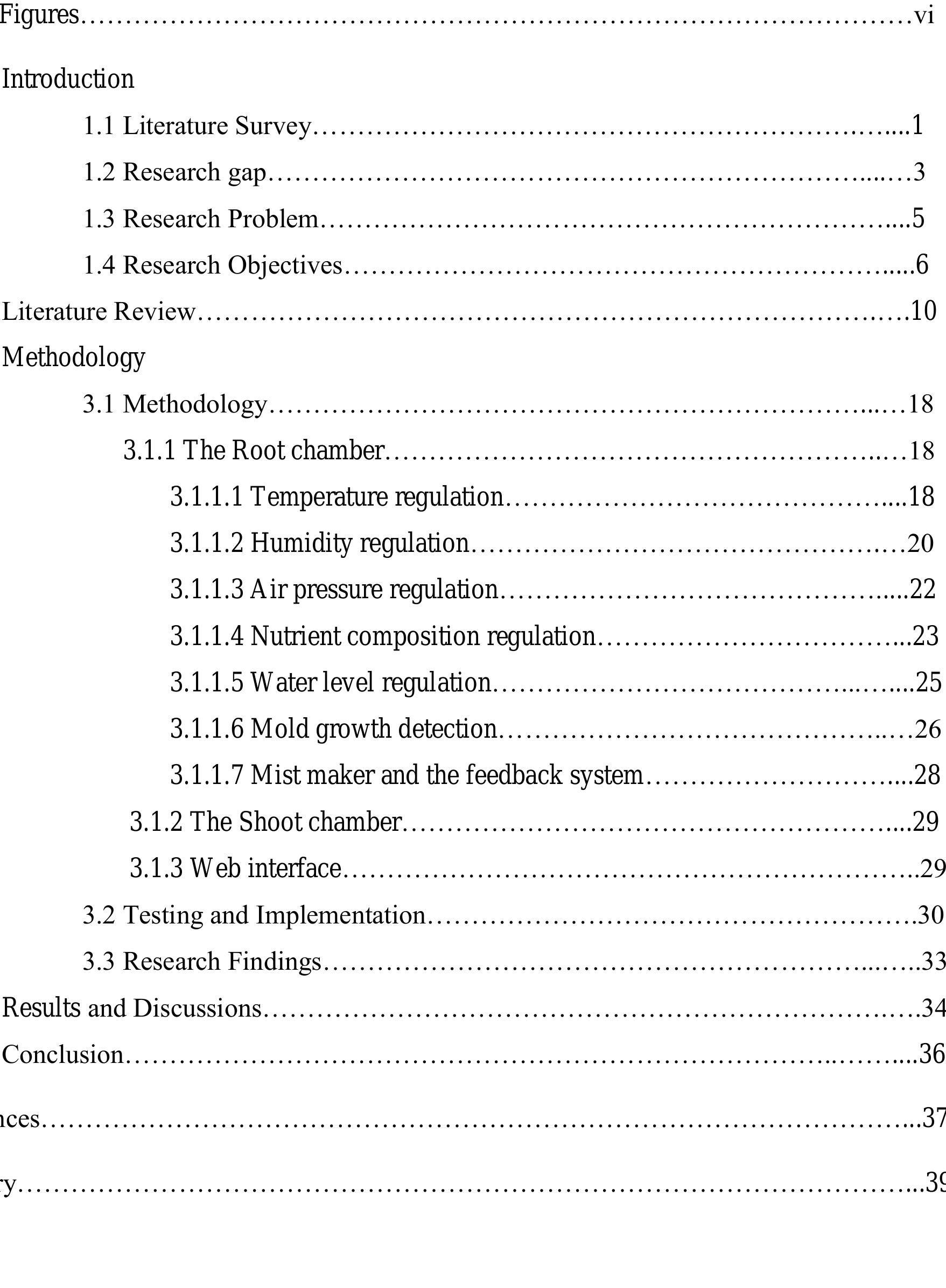 Table 1 - Cyberponics -A Fully Automated Greenhouse System