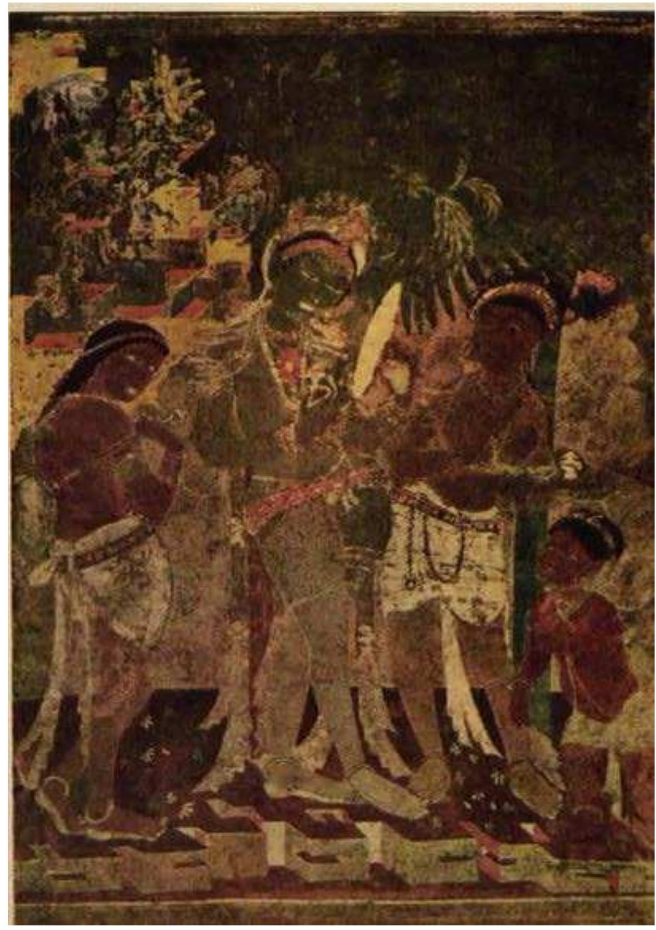 Figure 2 - Ajanta paintings from the perception of theory of