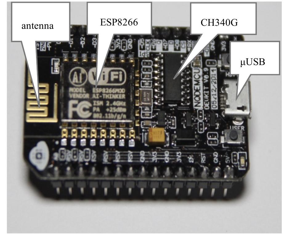 Nodemcu devkit v0.9 development panel the esp866