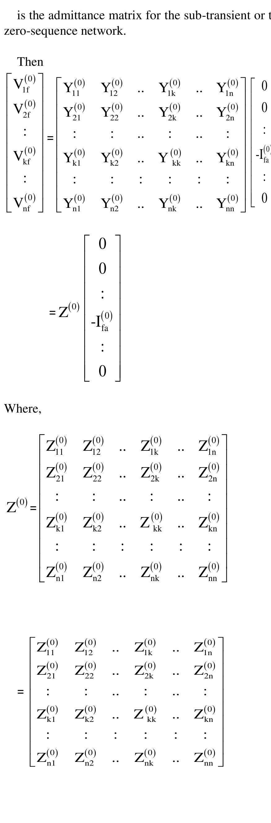 Figure 4 - Transmission Line Fault Analysis using Bus