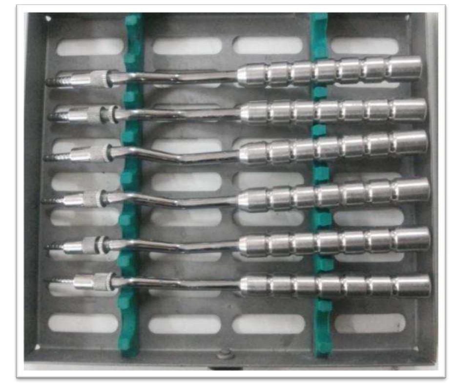 (fig. 5) osteotomes used to lift the sinus floor
