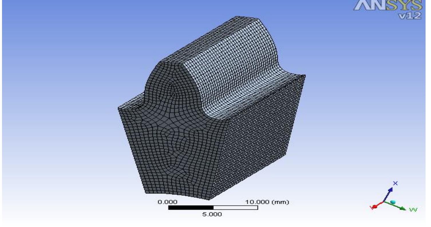 14 meshed 3d model of spur gear tooth fillet radius. there